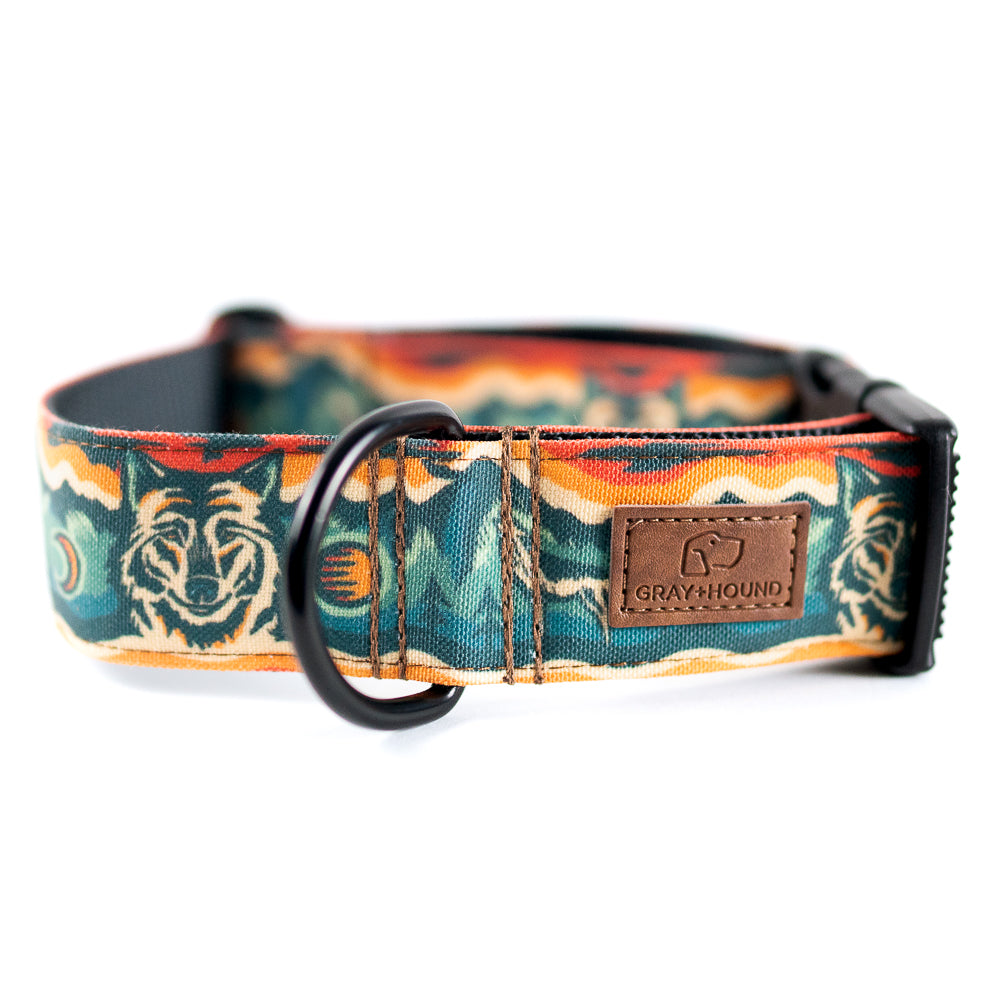Vintage Wolf Dog Collar | Colorado Dog Collar – GrayandHound