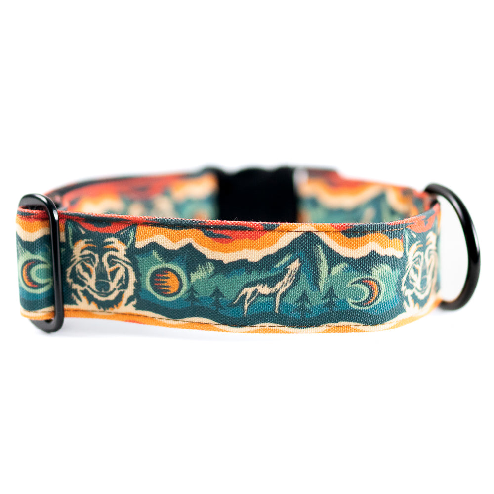 Vintage Wolf Dog Collar | Colorado Dog Collar – GrayandHound